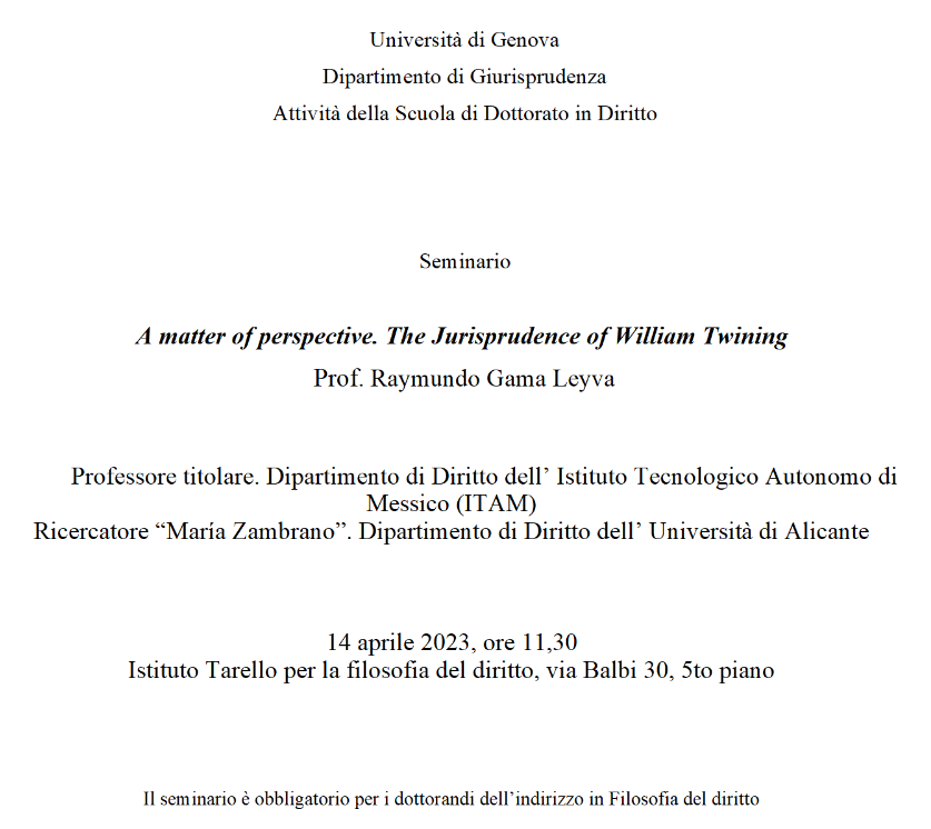 Tarello Institute for Legal Philosophy